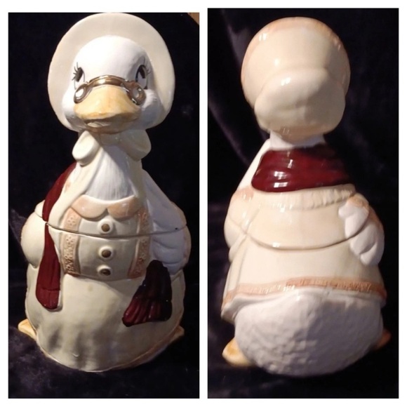 Vintage | Art | Vintage Mother Goose Canister Cookie Jar | Poshmark